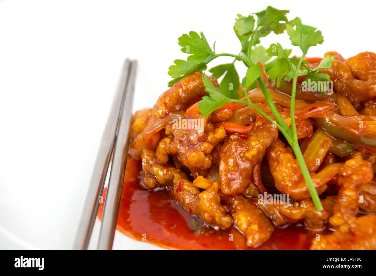 Chinese Deep fried Shredded Chicken Stock Photo - Alamy