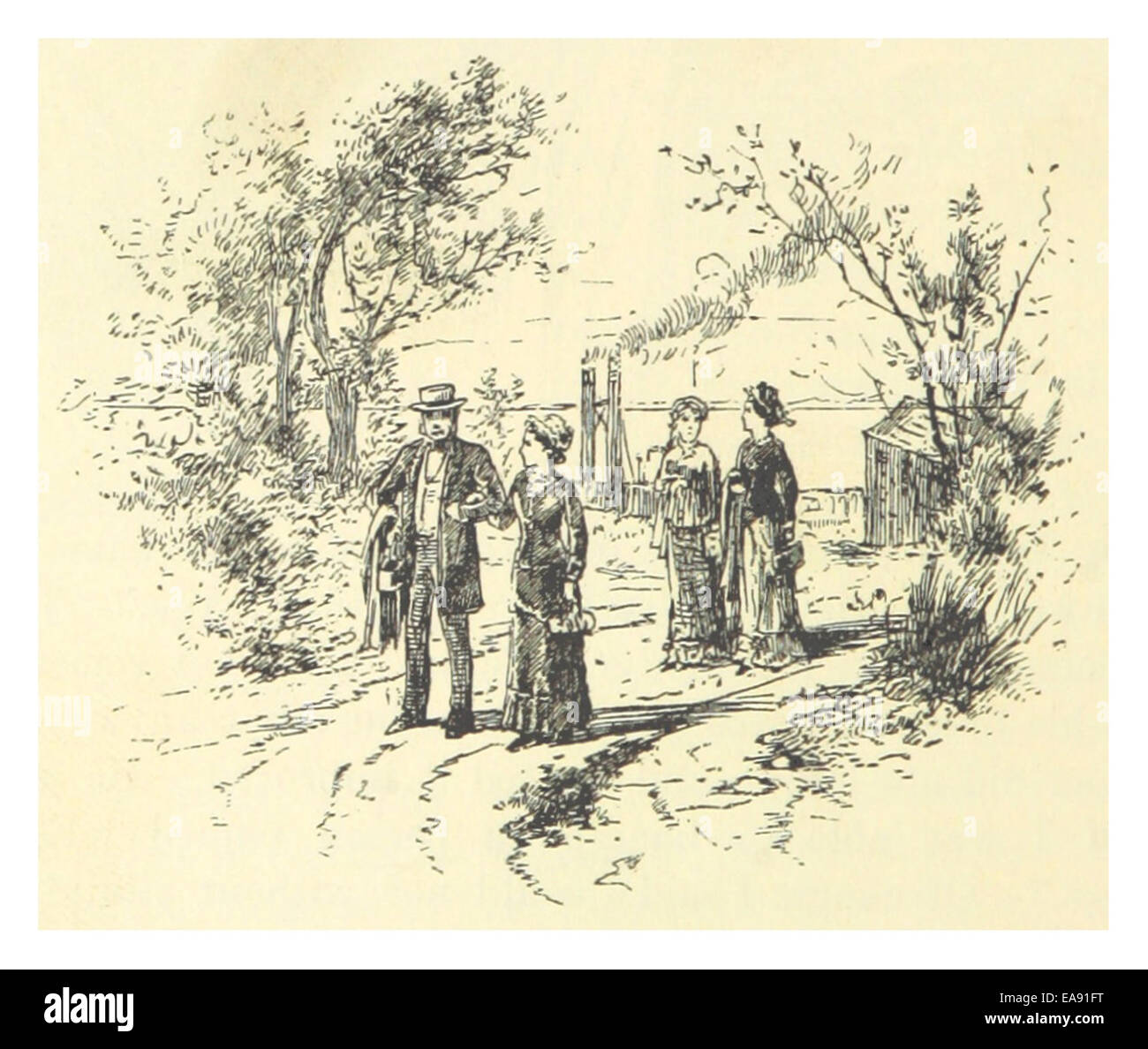 MARK TWAIN(1883) p480 - A RIVER LANDING Stock Photo - Alamy