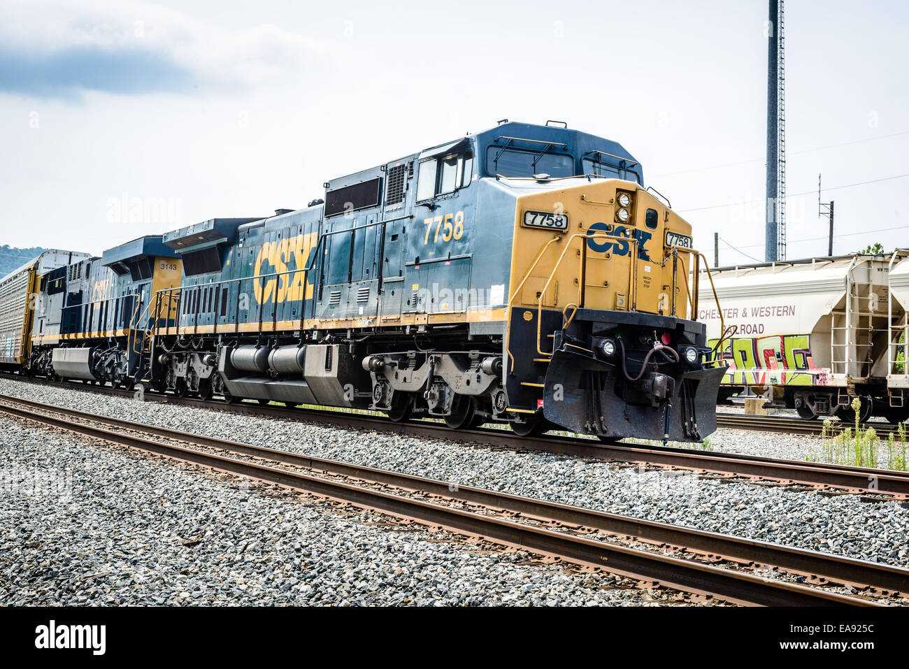 Ge es44ac locomotive hi-res stock photography and images - Alamy