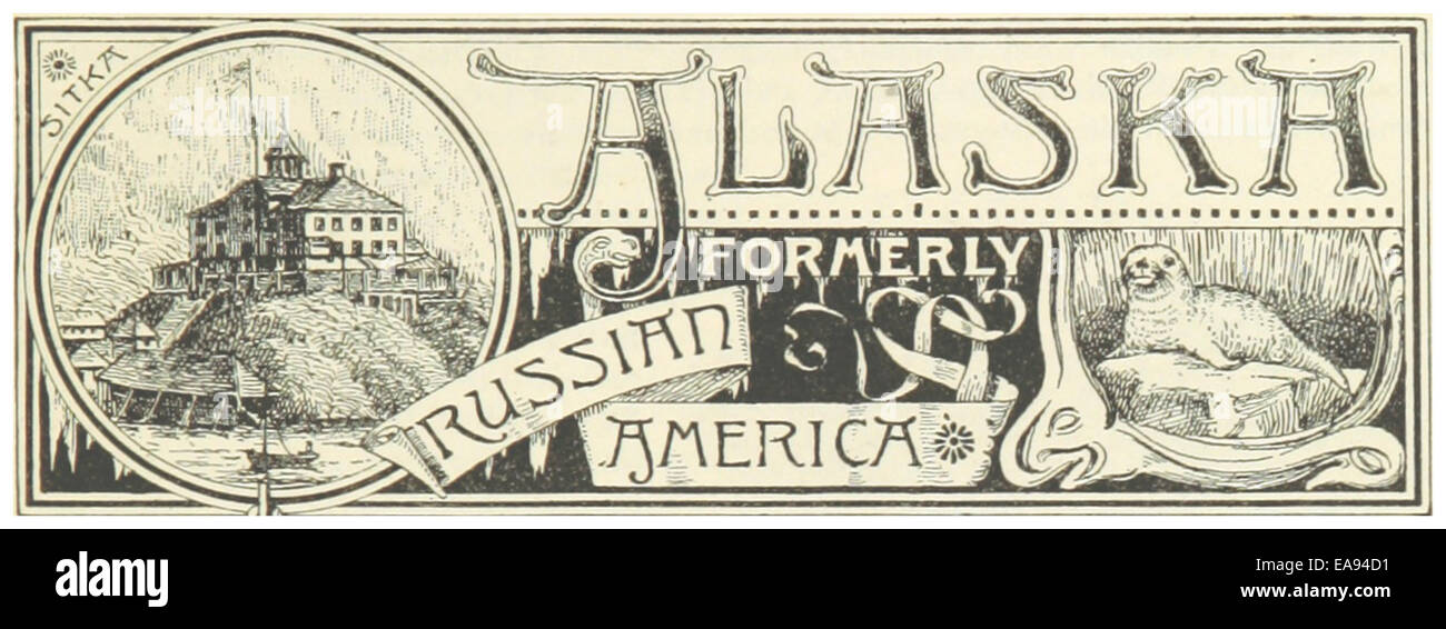 This 1891 map from the United States depicts Alaska, highlighting its ...