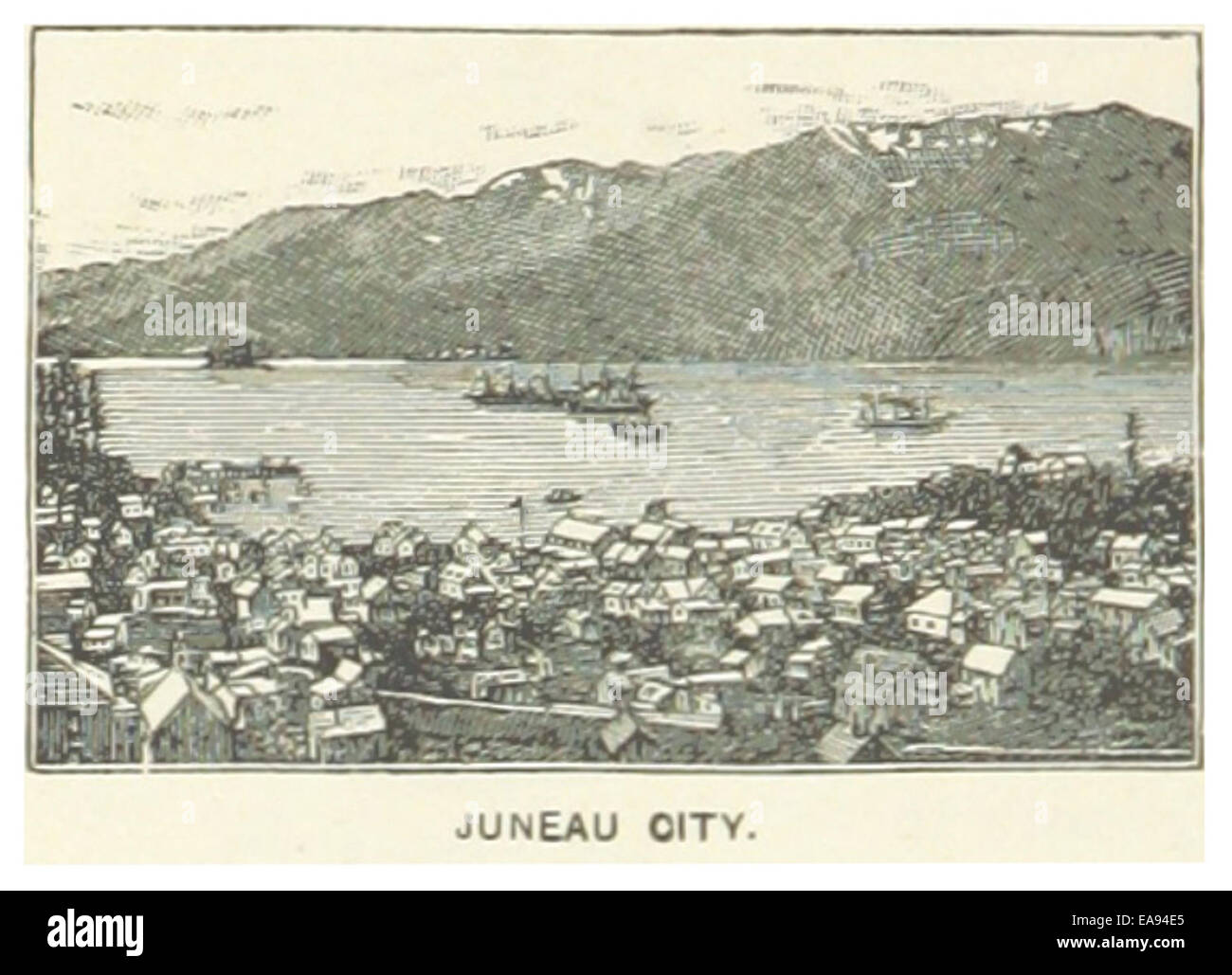 Juneau map hi-res stock photography and images - Alamy