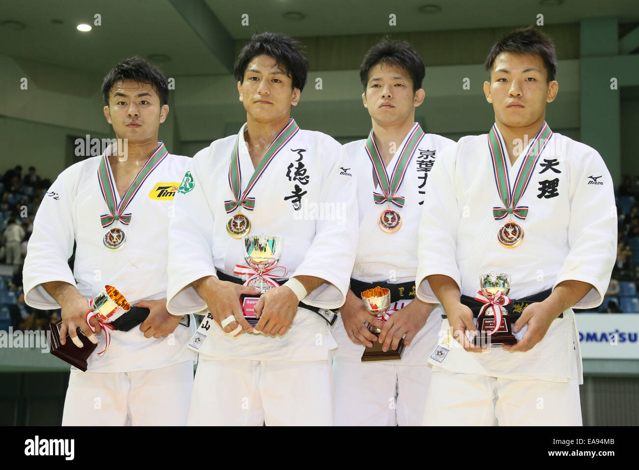 Chiba Port Arena, Chiba, Japan. 8th Nov, 2014. (L-R) Soichi Hashimoto ...