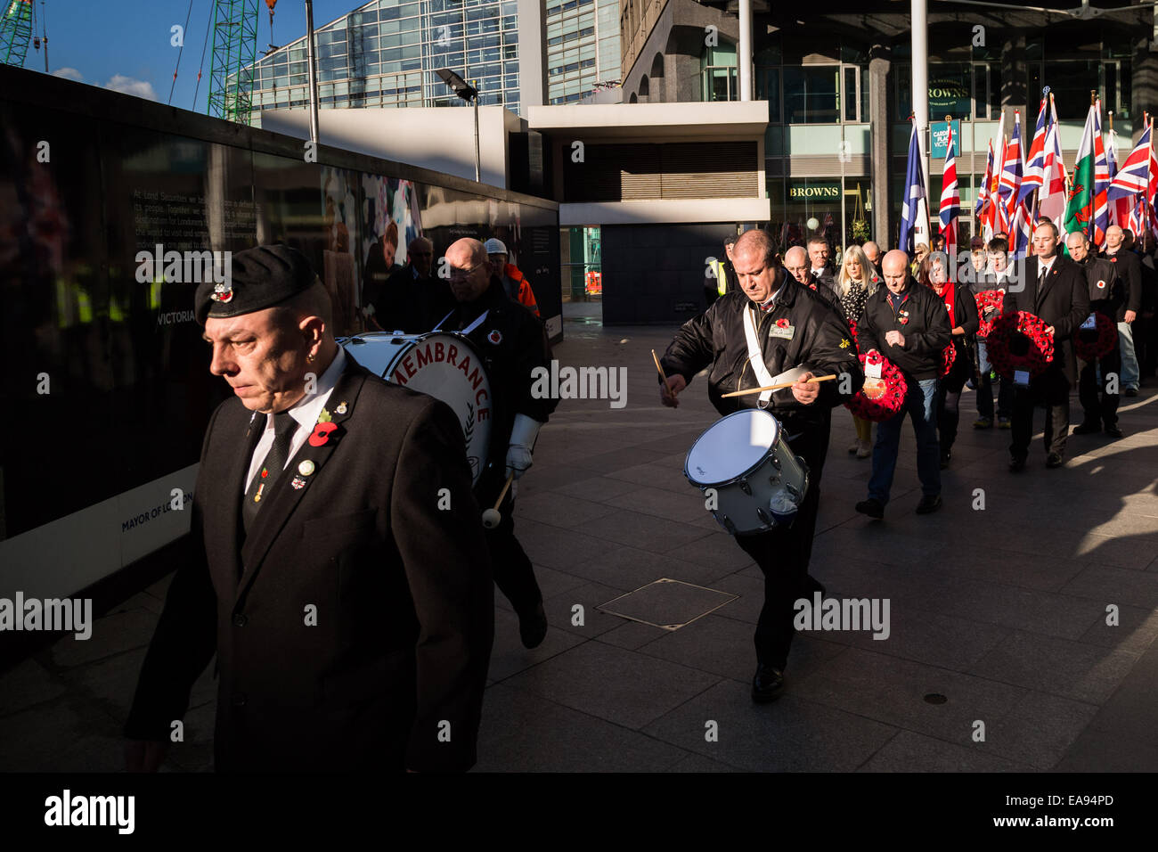 National Front March Remembrance Sunday High Resolution Stock ...