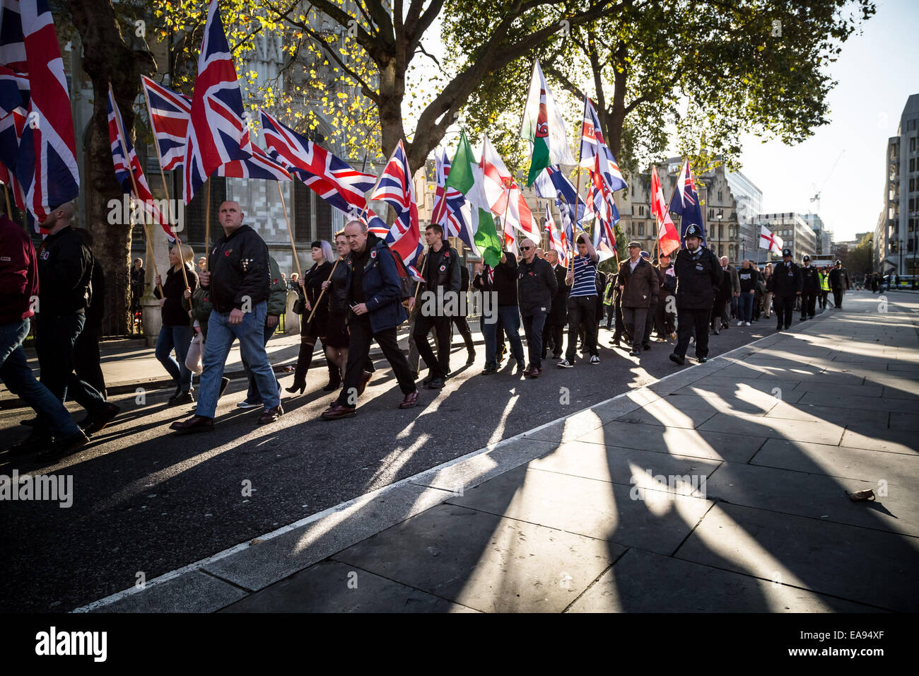 National Front March Remembrance Sunday High Resolution Stock ...