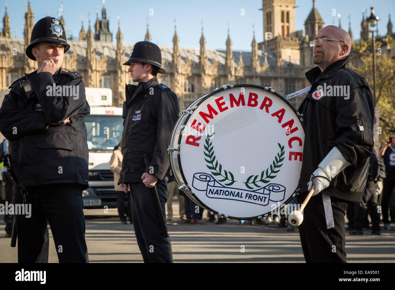 National Front March Remembrance Sunday High Resolution Stock ...