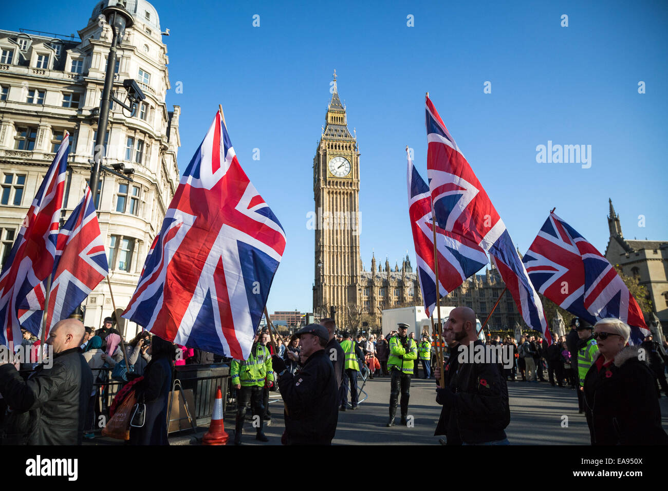 National front march remembrance sunday hi-res stock photography and ...