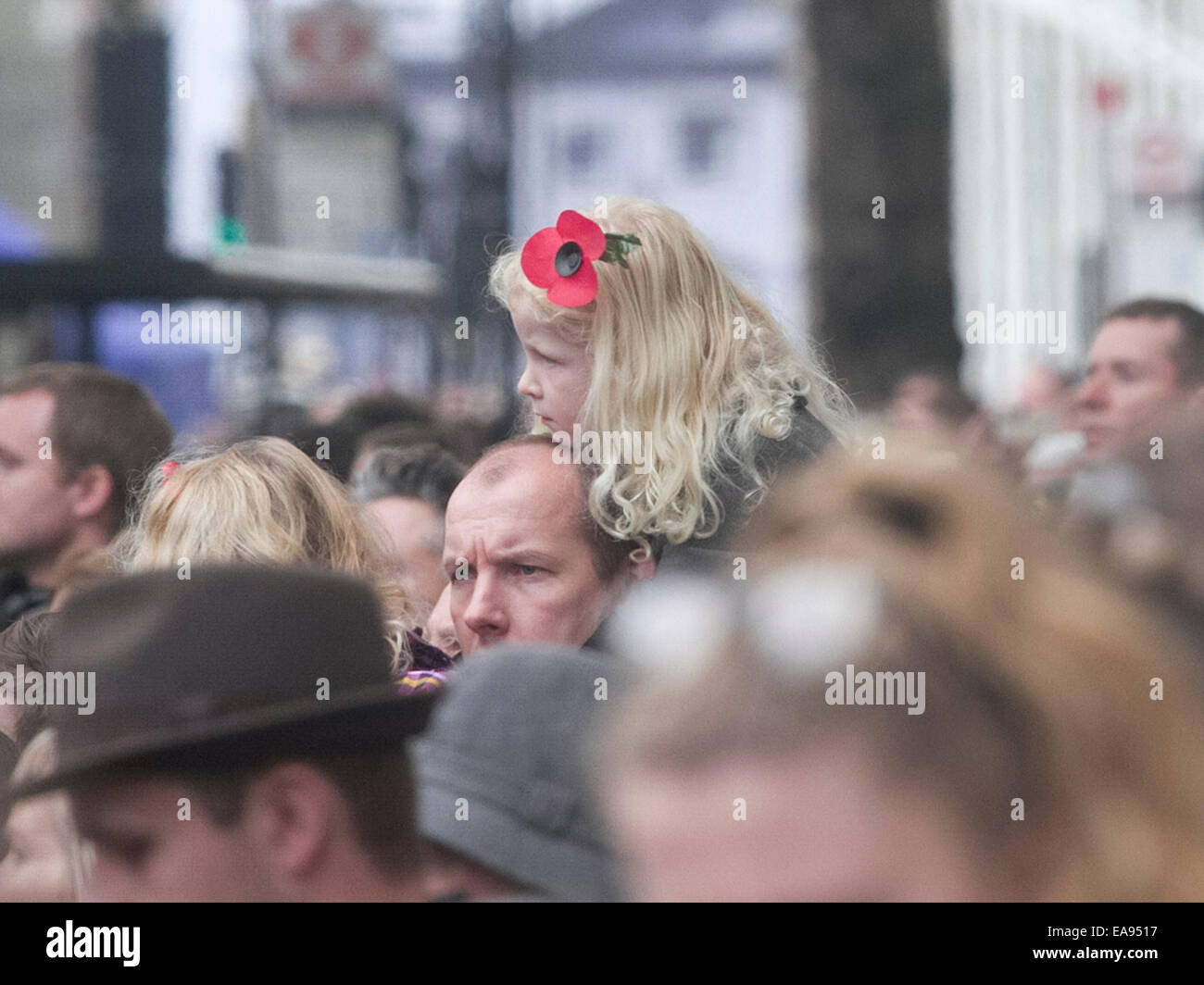 Wearing a poppy hi-res stock photography and images - Alamy