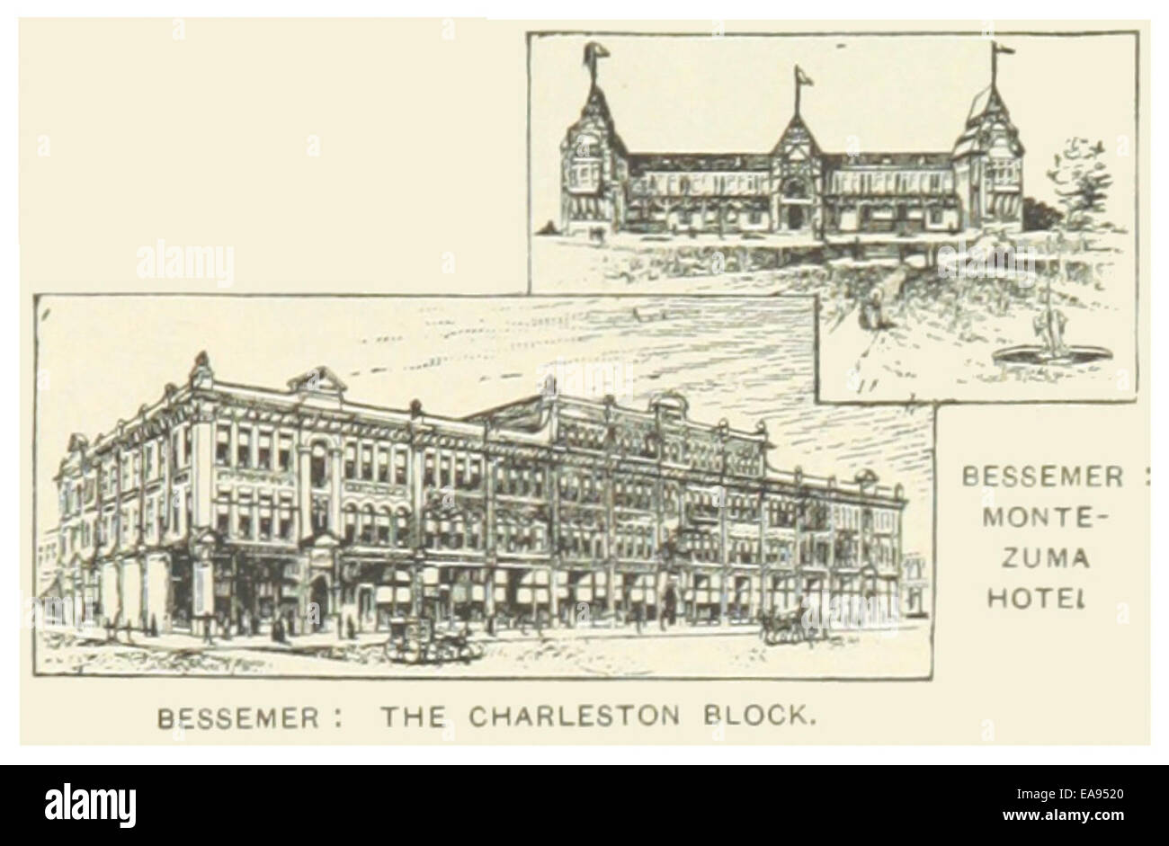 Map of bessemer hi-res stock photography and images - Alamy