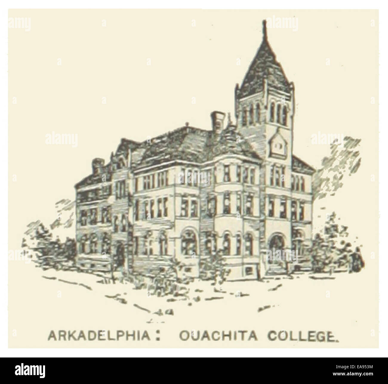 Map of arkadelphia Cut Out Stock Images & Pictures - Alamy