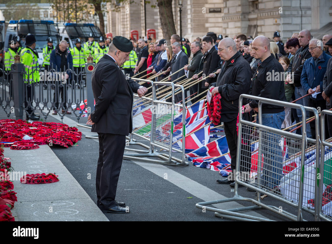 National front march remembrance sunday hi-res stock photography and ...
