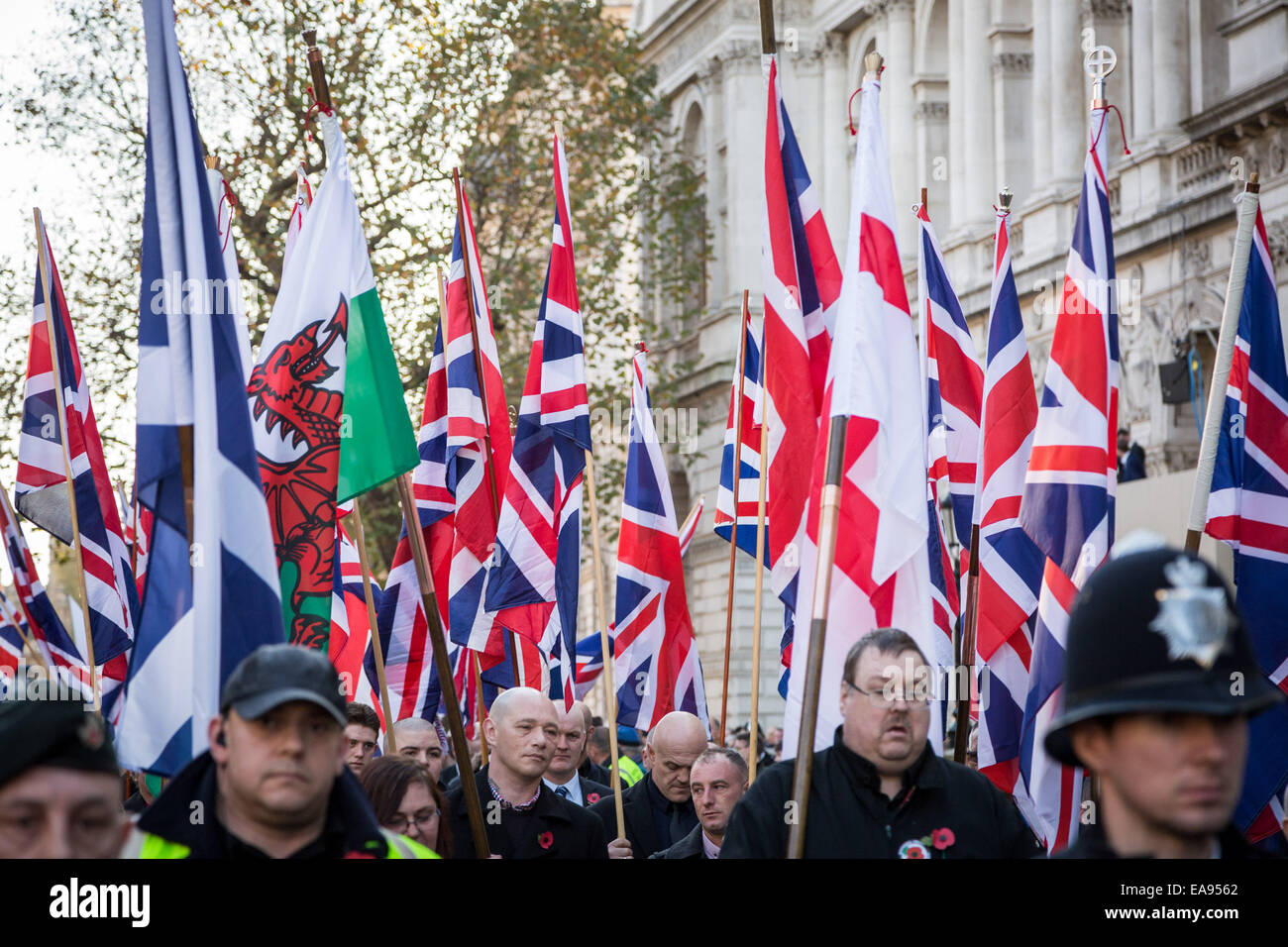 National Front March Remembrance Sunday High Resolution Stock ...