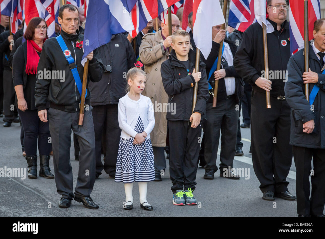 National front march remembrance sunday hi-res stock photography and ...