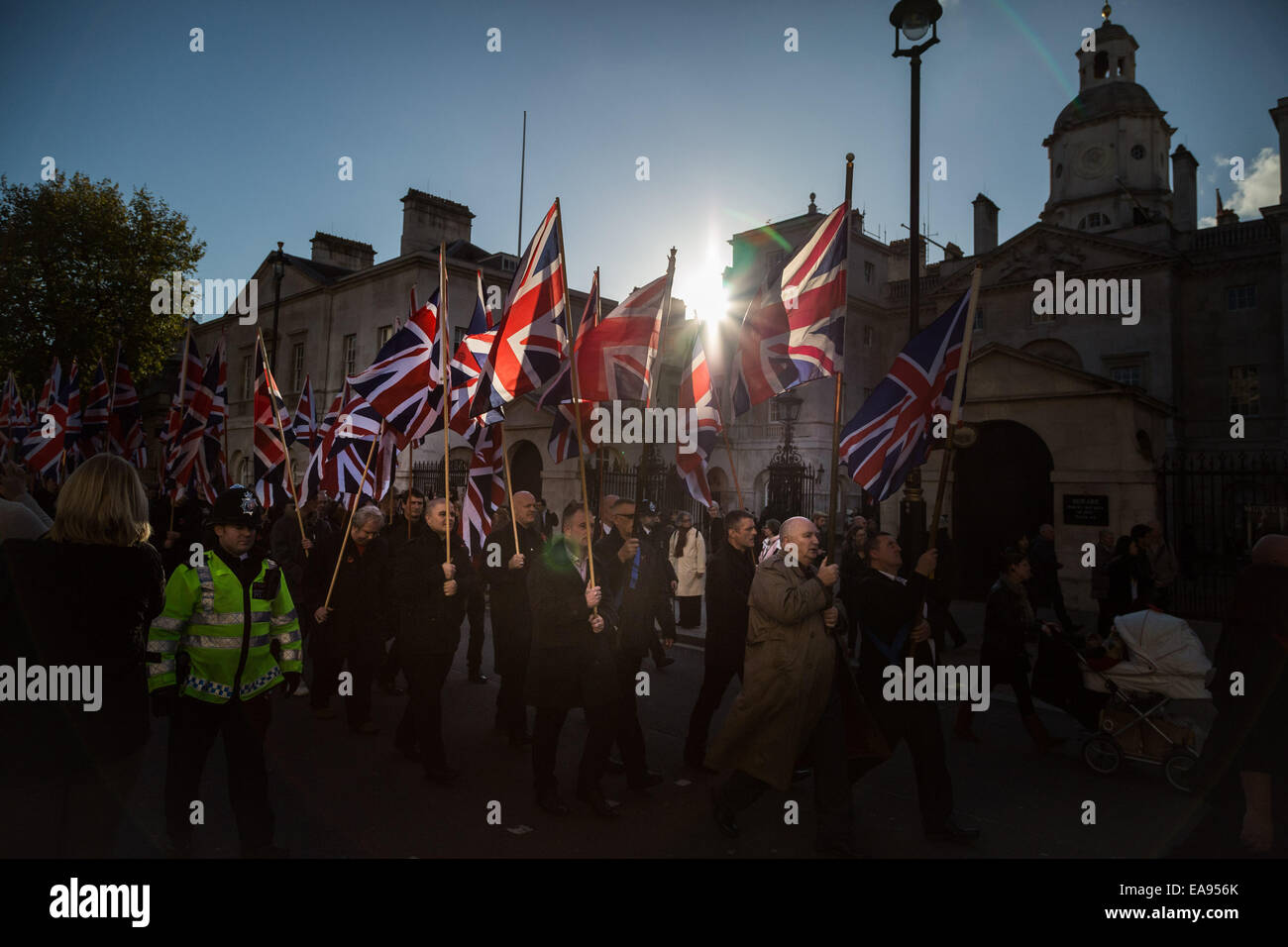National front march remembrance sunday hi-res stock photography and ...