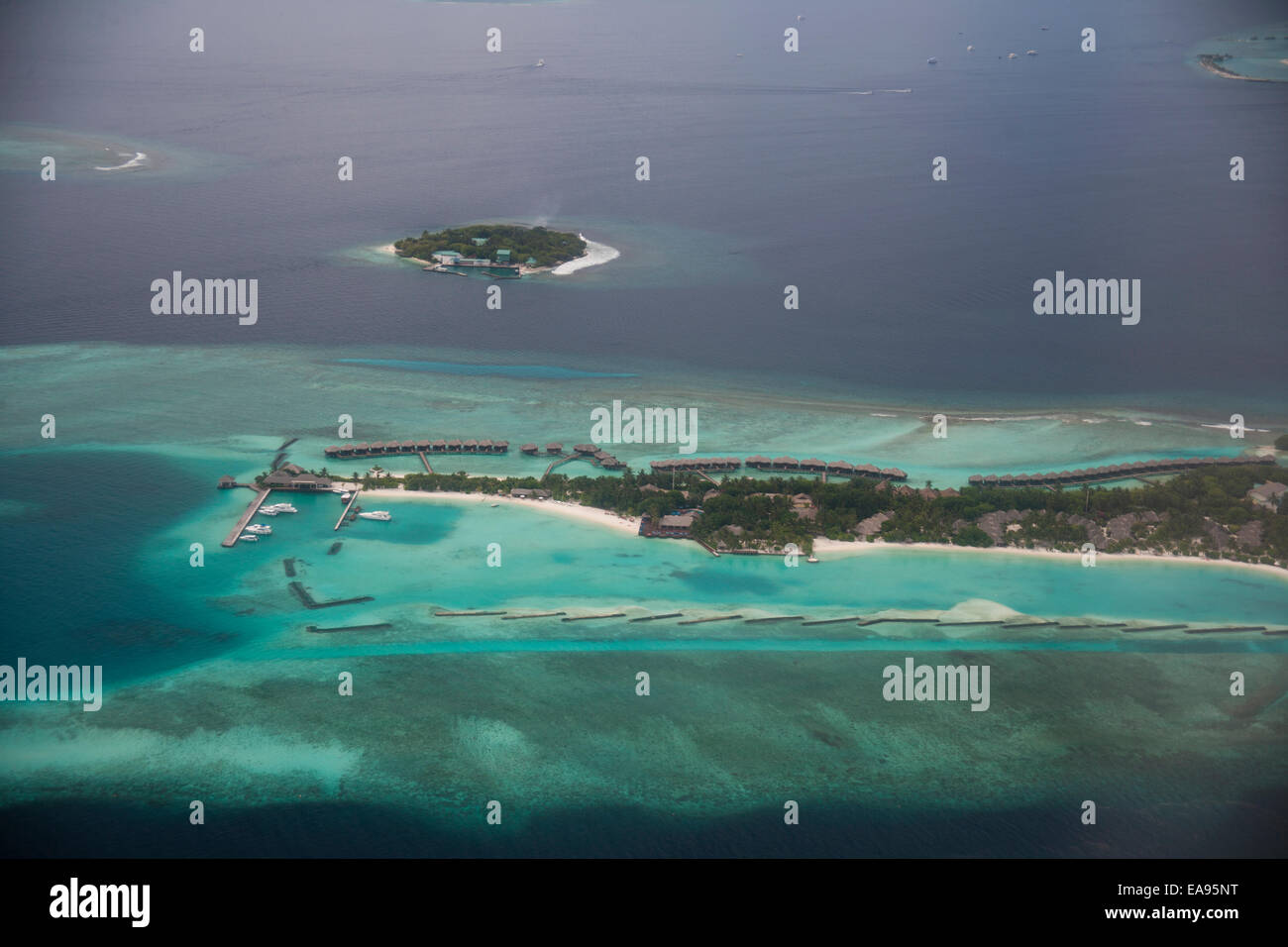 Archipelago aerial maldives hi-res stock photography and images - Alamy