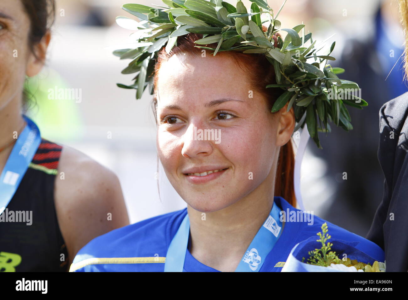 Athens, Greece. 9th November 2014. The winner of the women's Greek ...