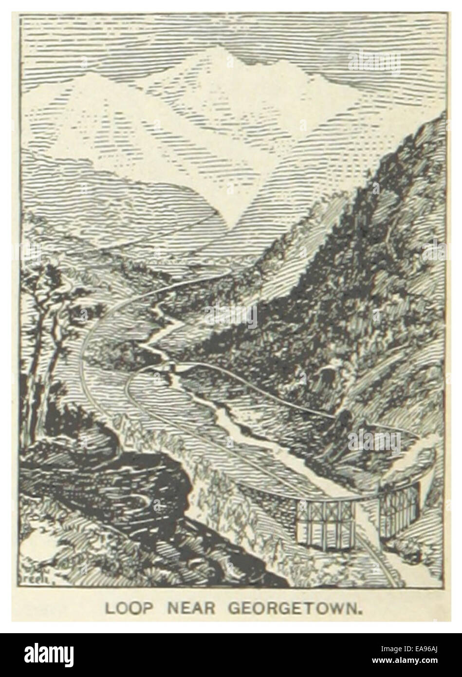 Historic map georgetown hi-res stock photography and images - Alamy