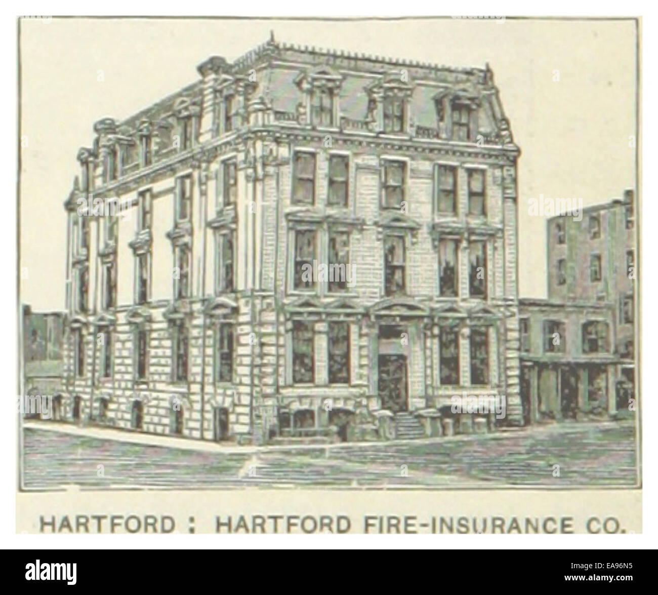 Old map of hartford Cut Out Stock Images & Pictures - Alamy