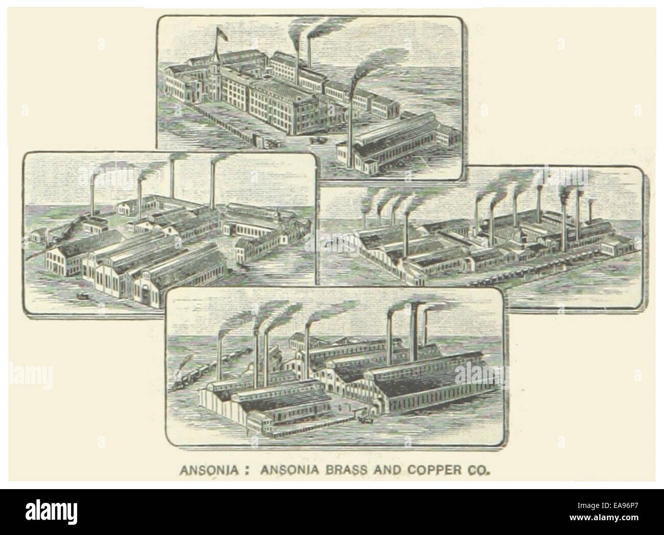 Map of ansonia hi-res stock photography and images - Alamy