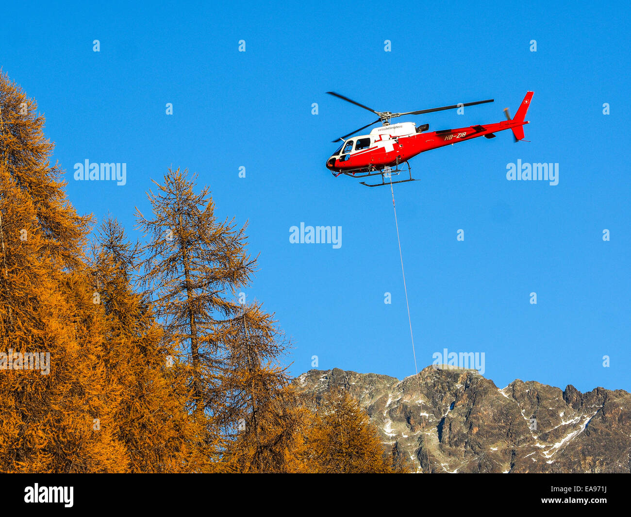 November 2014 - SWISS ALPS: a Helicopter near St.Moritz, Swiss Alps ...
