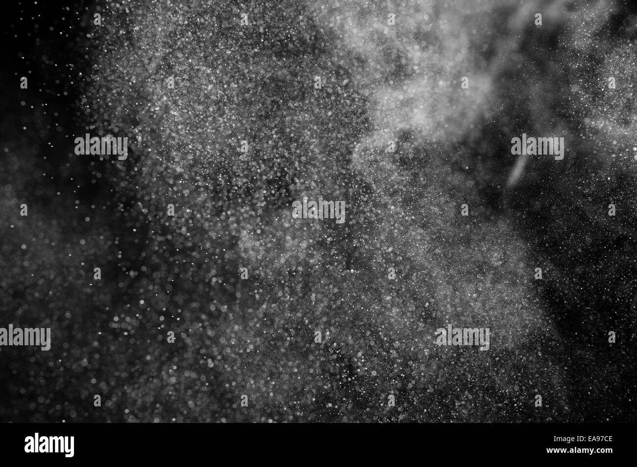 Abstract white powder explosion Stock Photo - Alamy