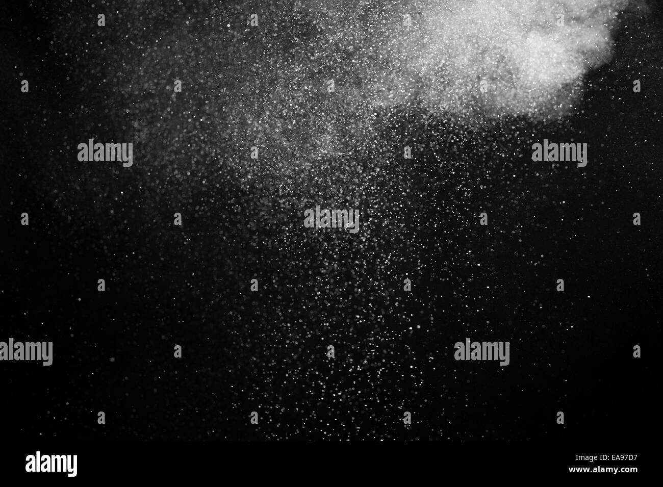 Abstract white powder explosion Stock Photo - Alamy