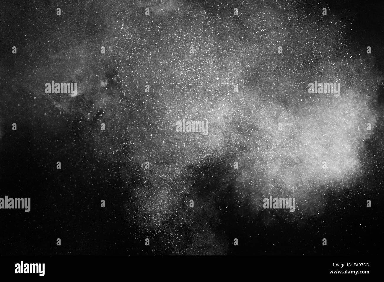 Abstract white powder explosion Stock Photo - Alamy