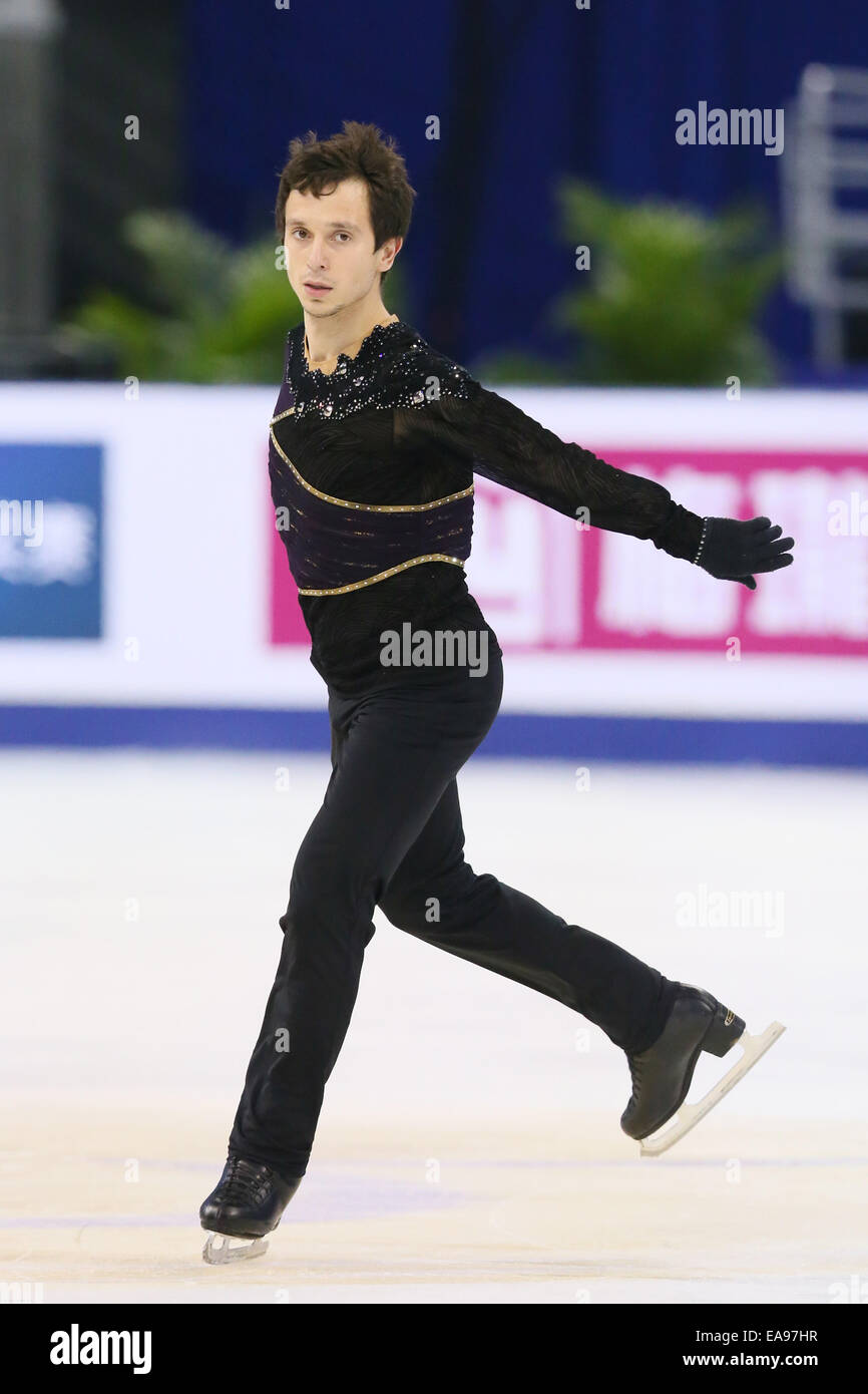 Shanghai, China. 8th Nov, 2014. Alexei Bychenko (ISR) Figure Skating ...