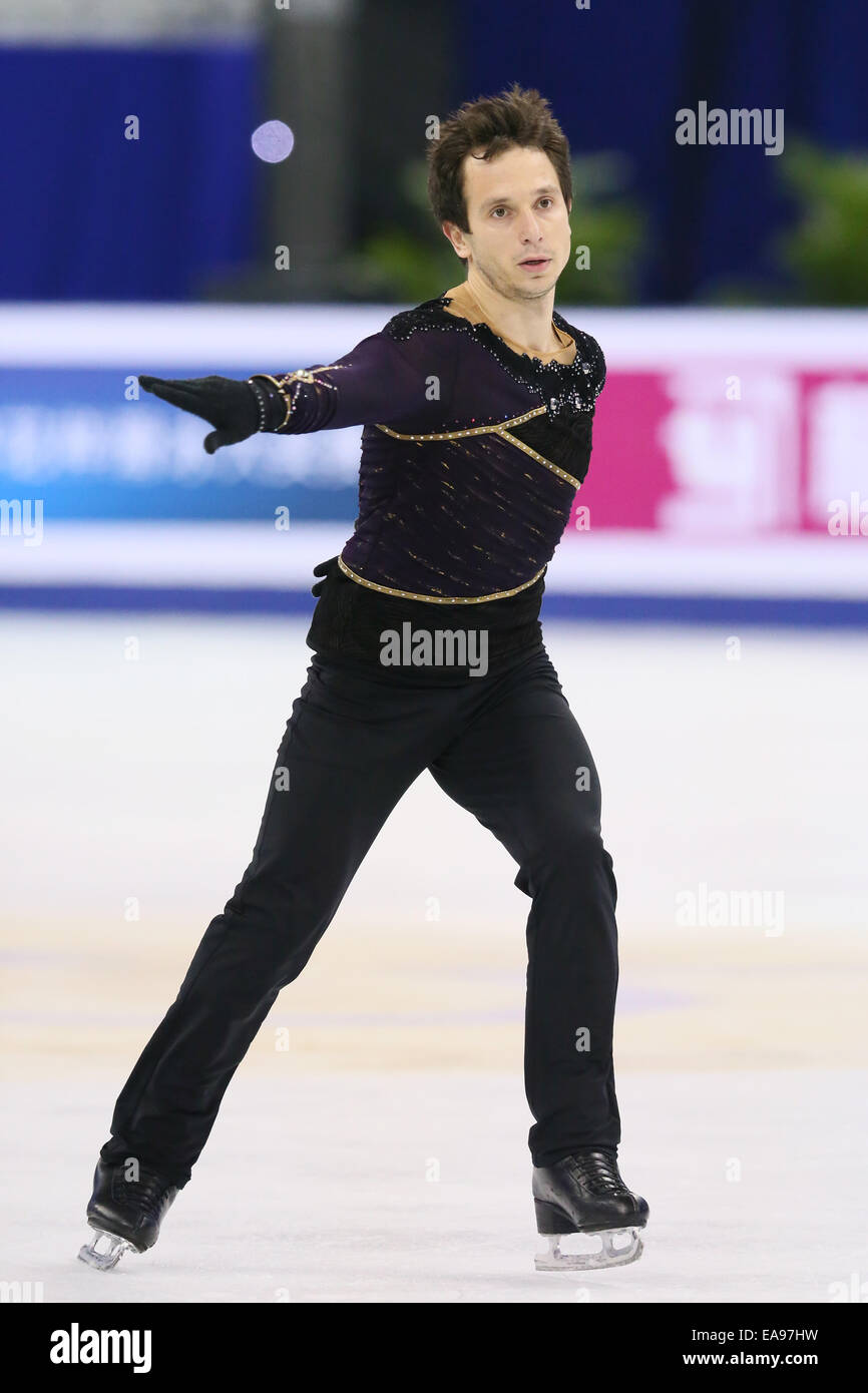 Shanghai, China. 8th Nov, 2014. Alexei Bychenko (ISR) Figure Skating ...