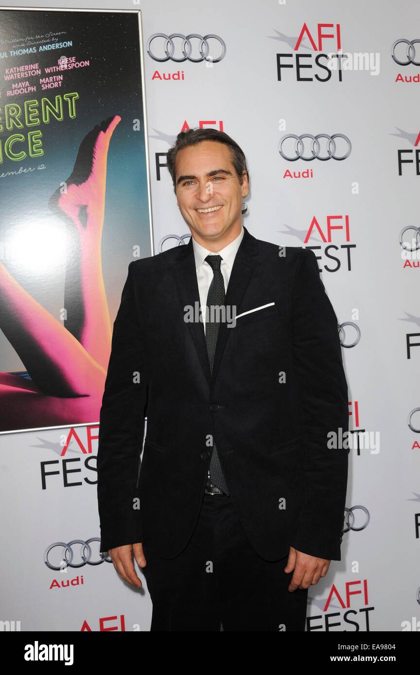 Los Angeles, CA, USA. 8th Nov, 2014. Joaquin Phoenix at arrivals for ...