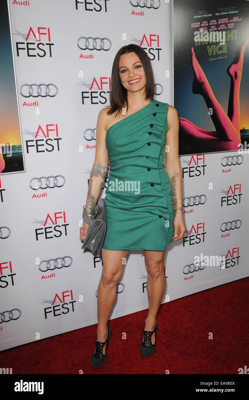 Los Angeles, CA, USA. 8th Nov, 2014. Michelle Sinclair at arrivals for ...