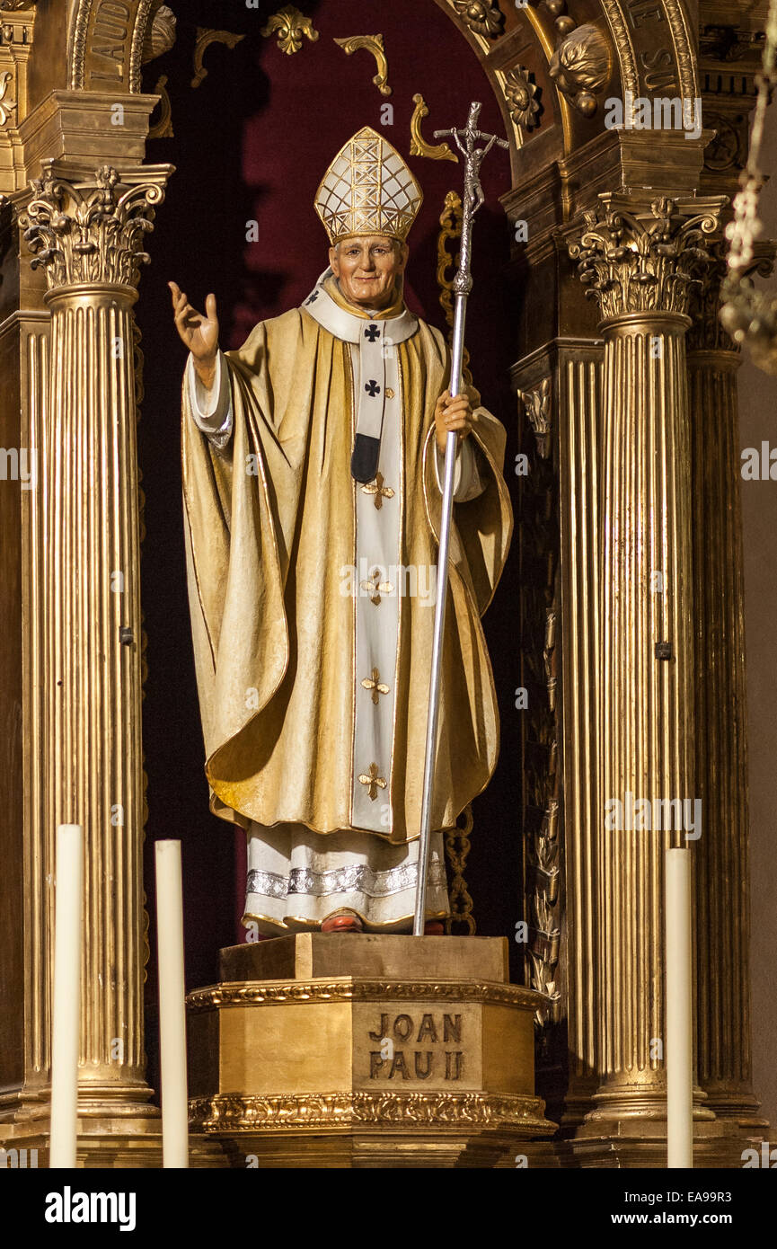Papst Johannes Paul II, papa, Church,Monument,San Miguel Santuari Maria ...