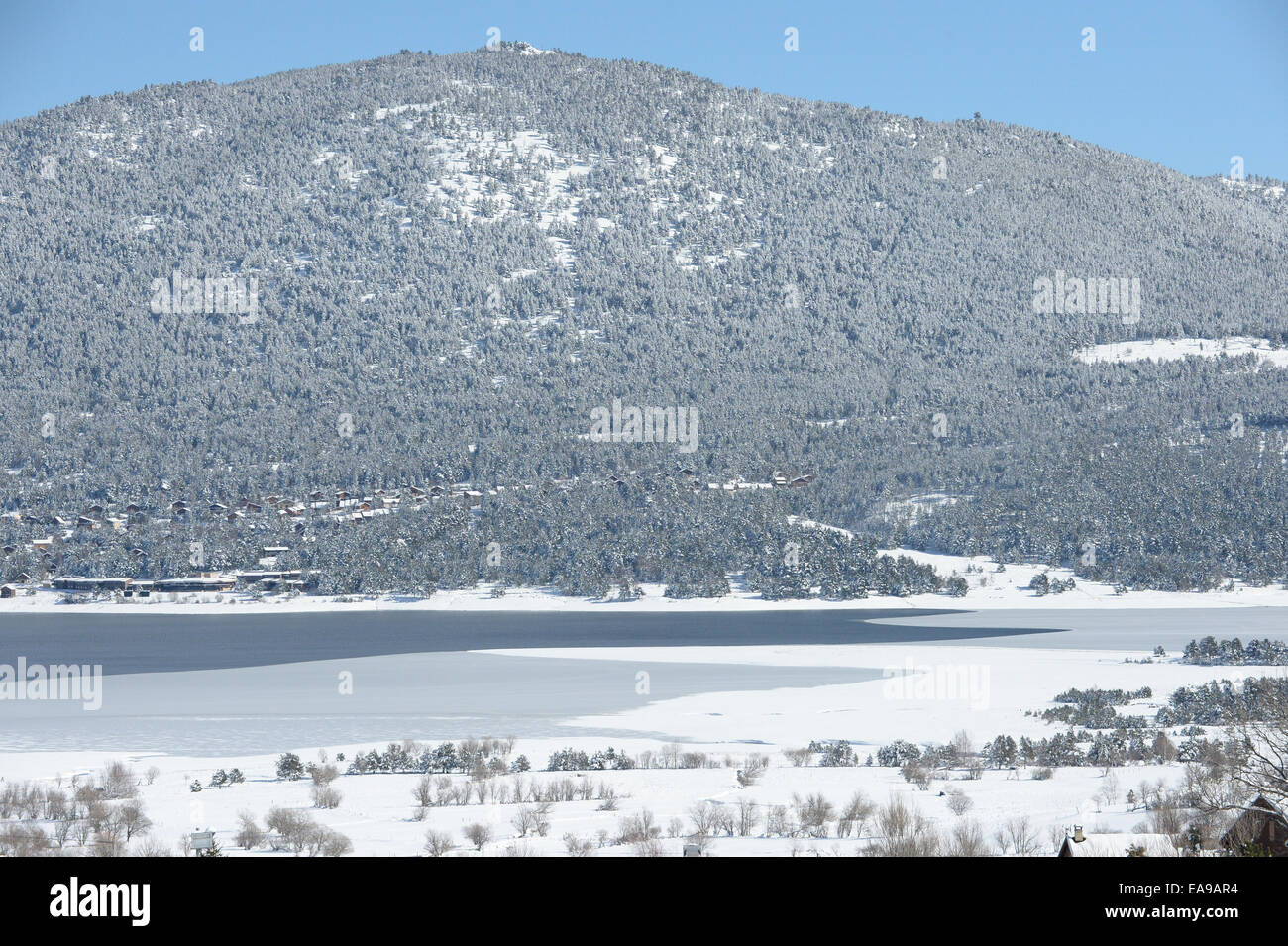 Lake Matemale, Les Angles, France Stock Photo - Alamy