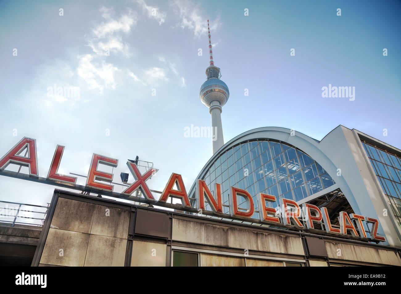 Alexanderplatz subway station in Berlin, Germany Stock Photo - Alamy