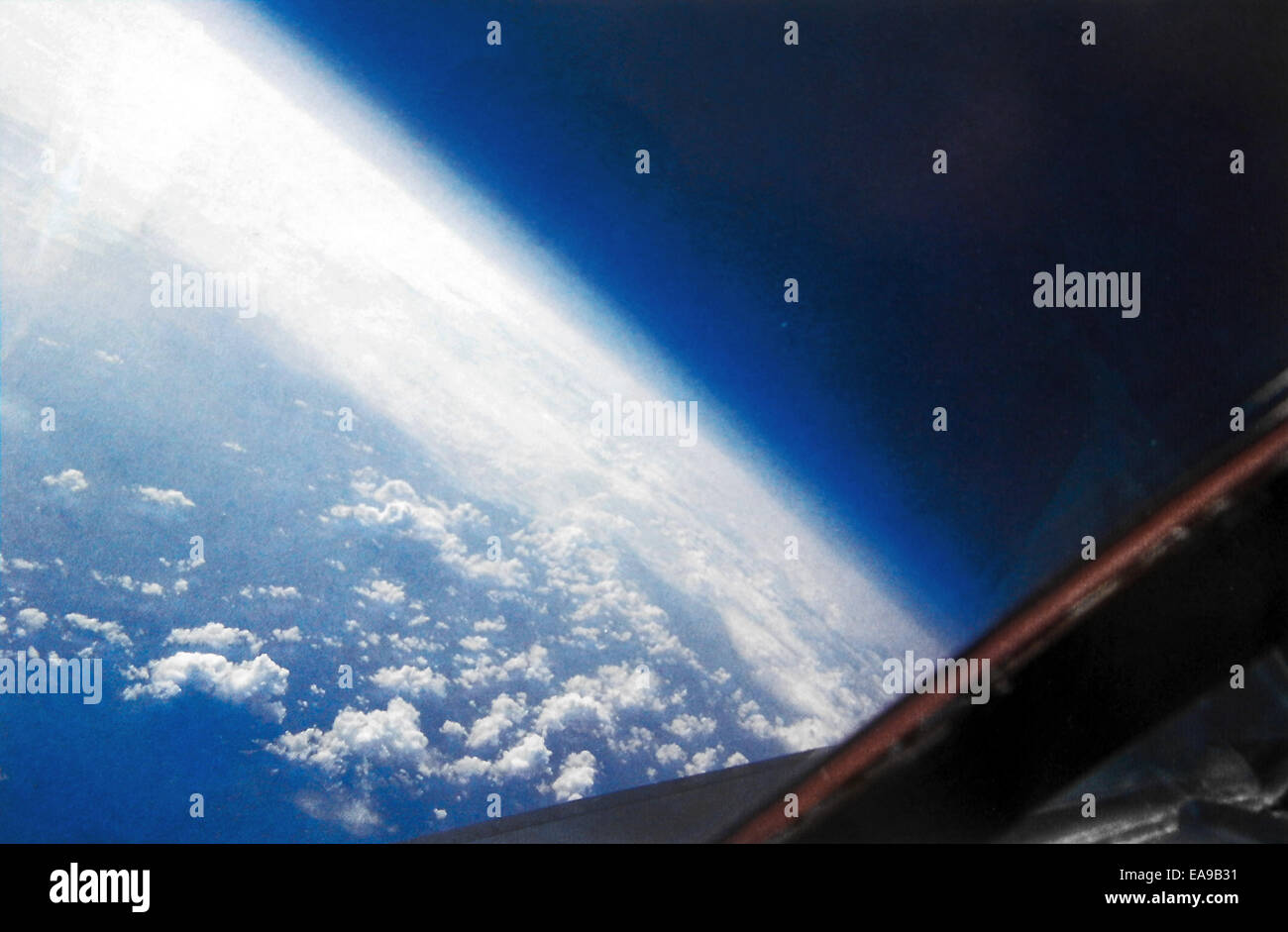 View from the cockpit of SR-71 Blackbird Stock Photo - Alamy