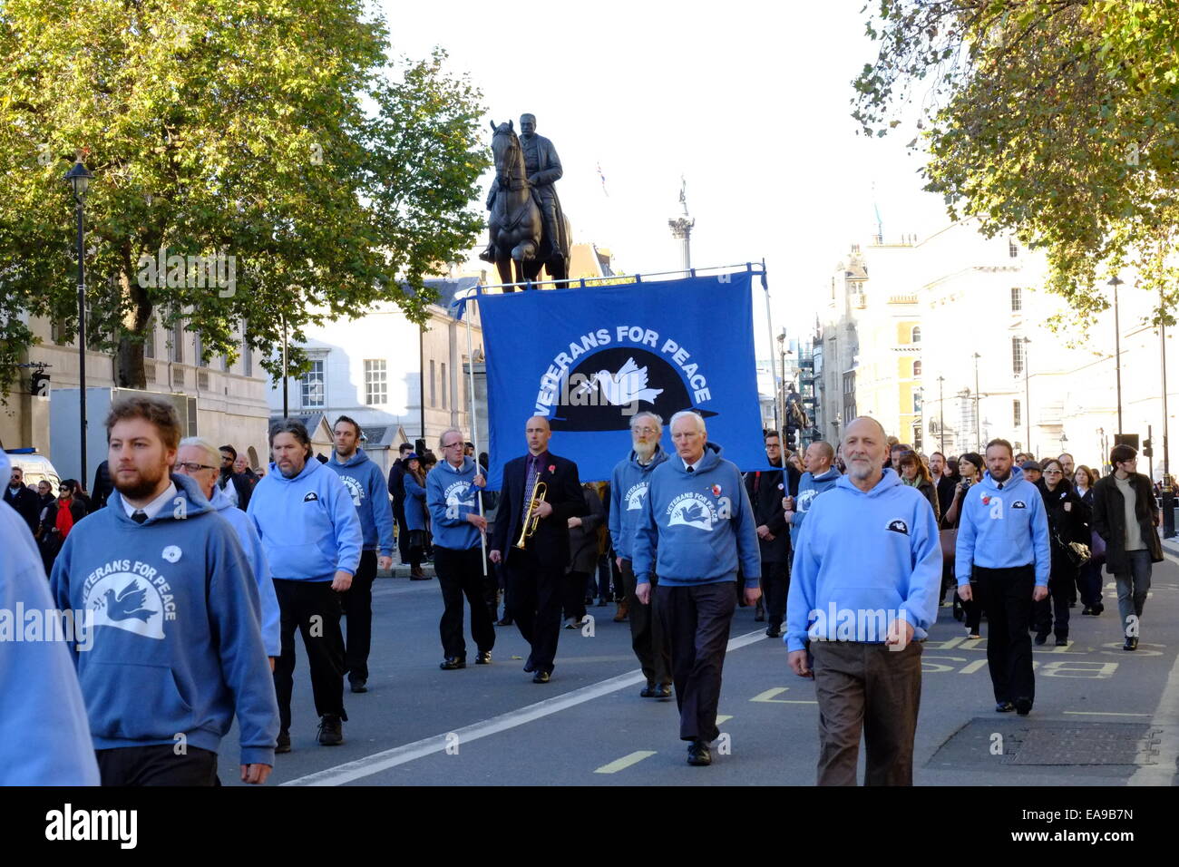 Veterans for Peace take part in the Remembrance Sunday events with ...