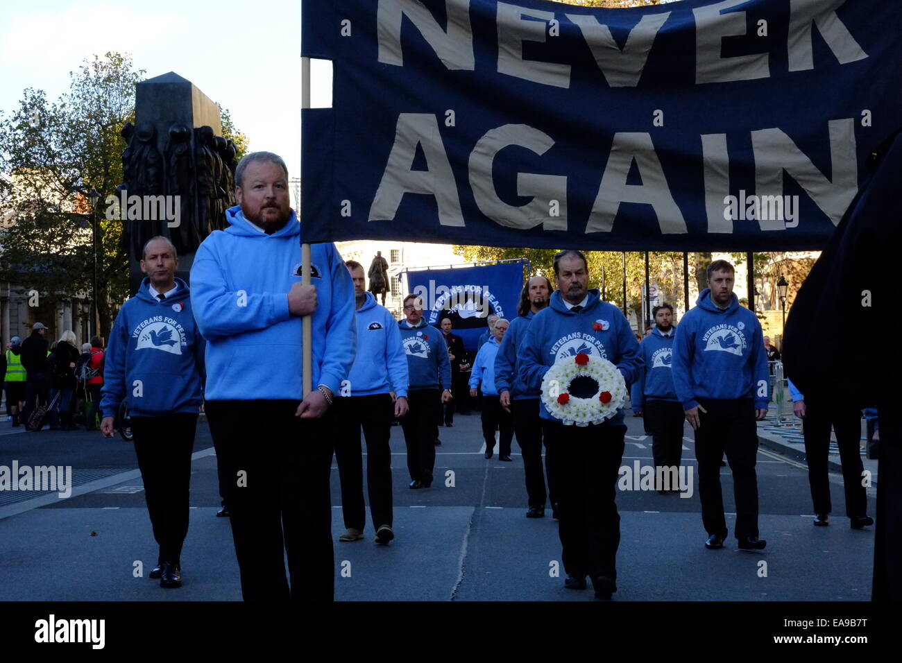 Veterans for Peace take part in the Remembrance Sunday events with ...