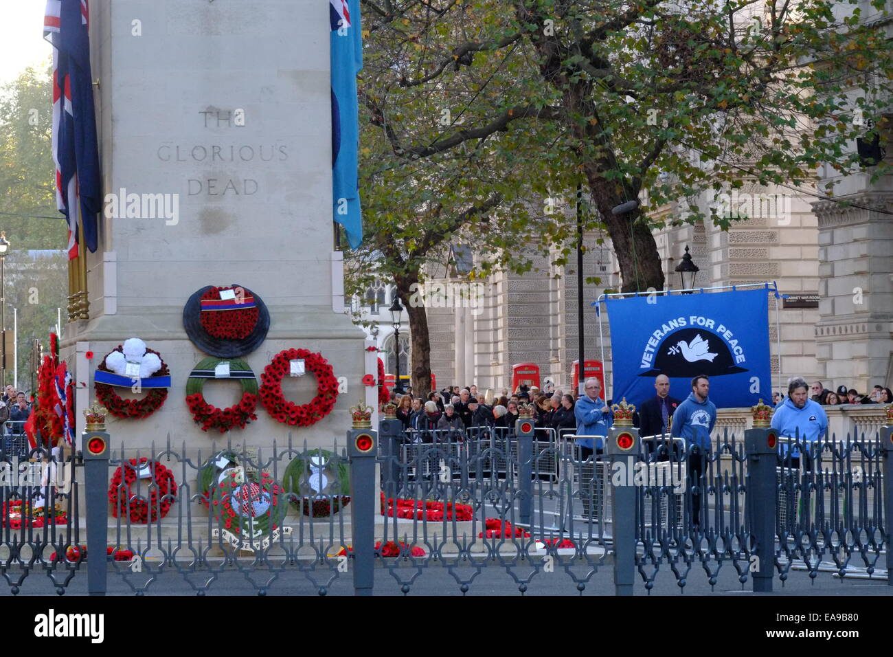 Veterans for Peace take part in the Remembrance Sunday events with ...