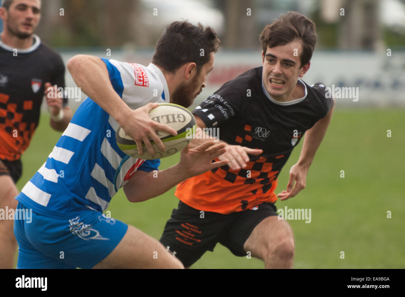 rugby in bearn Stock Photo - Alamy
