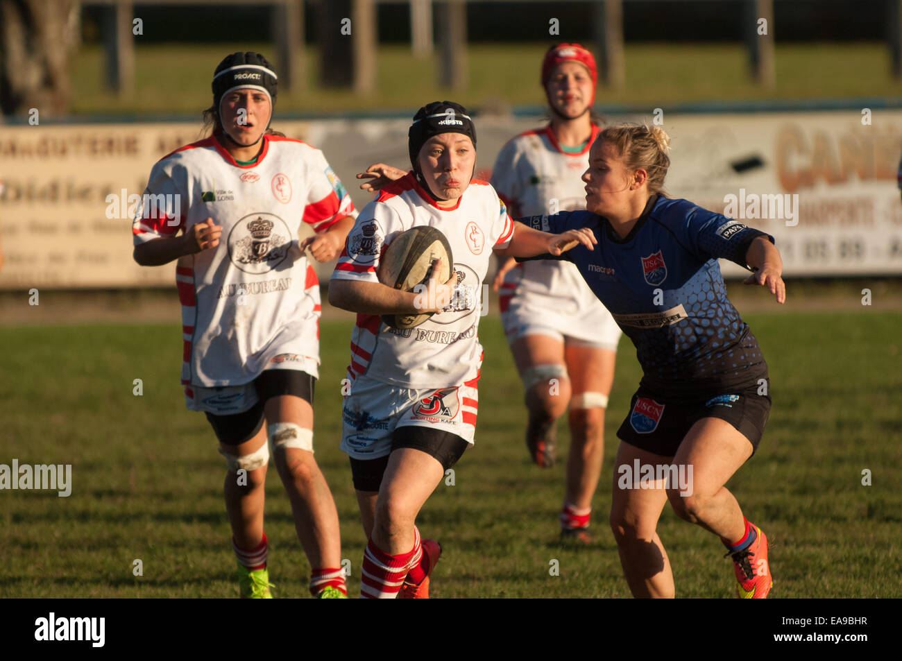 rugby in bearn Stock Photo - Alamy