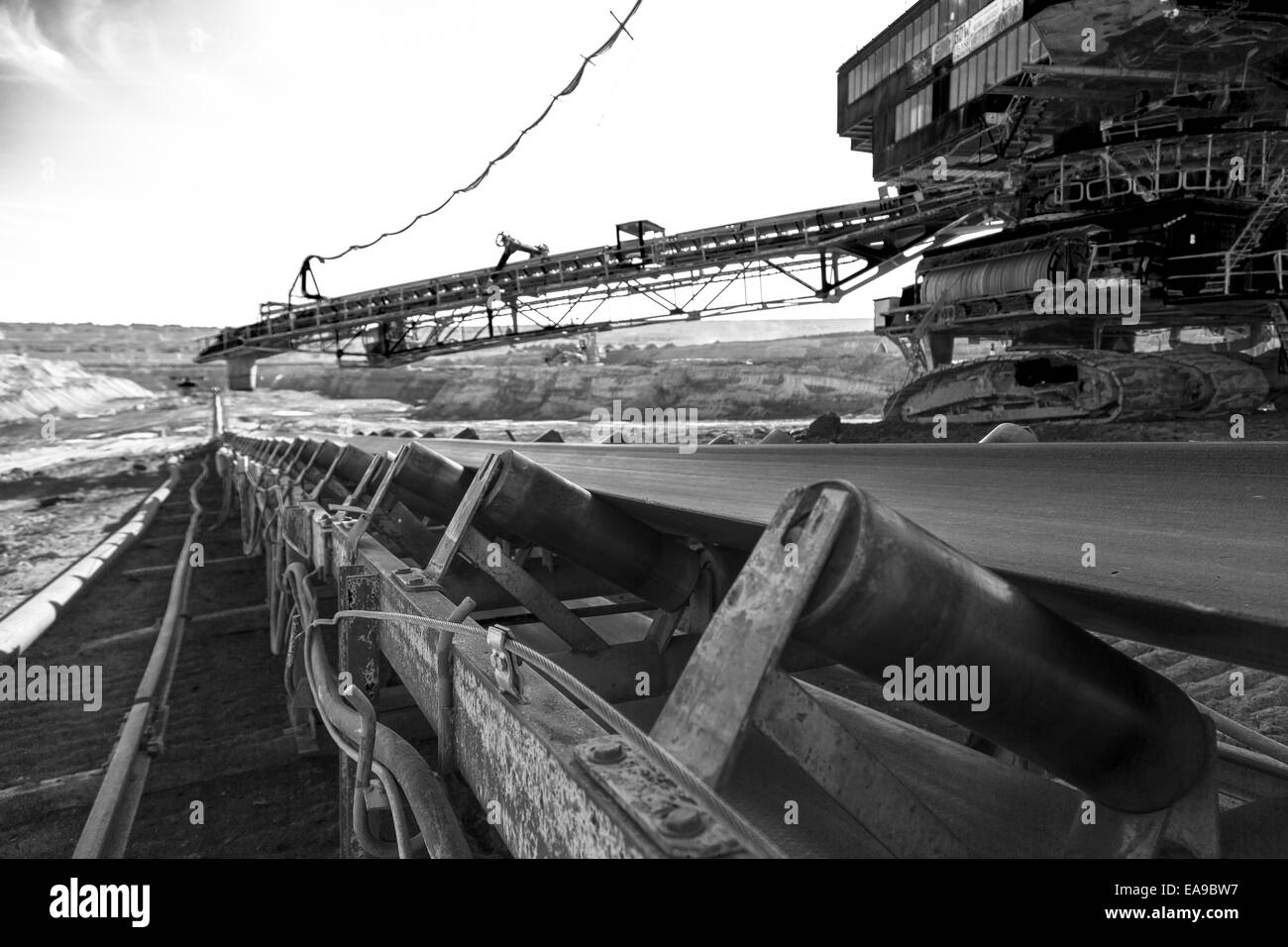 Development machinery Black and White Stock Photos & Images - Alamy