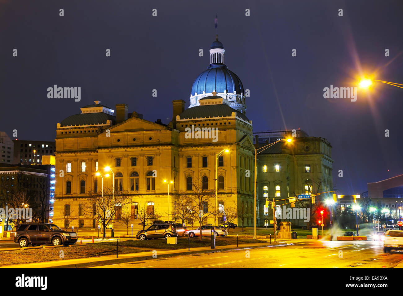 State indiana indianapolis dome hi-res stock photography and images - Alamy