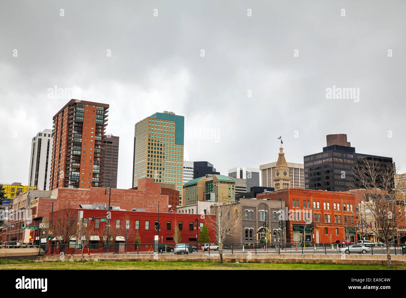 Downtown Denver cityscape in the morning Stock Photo - Alamy