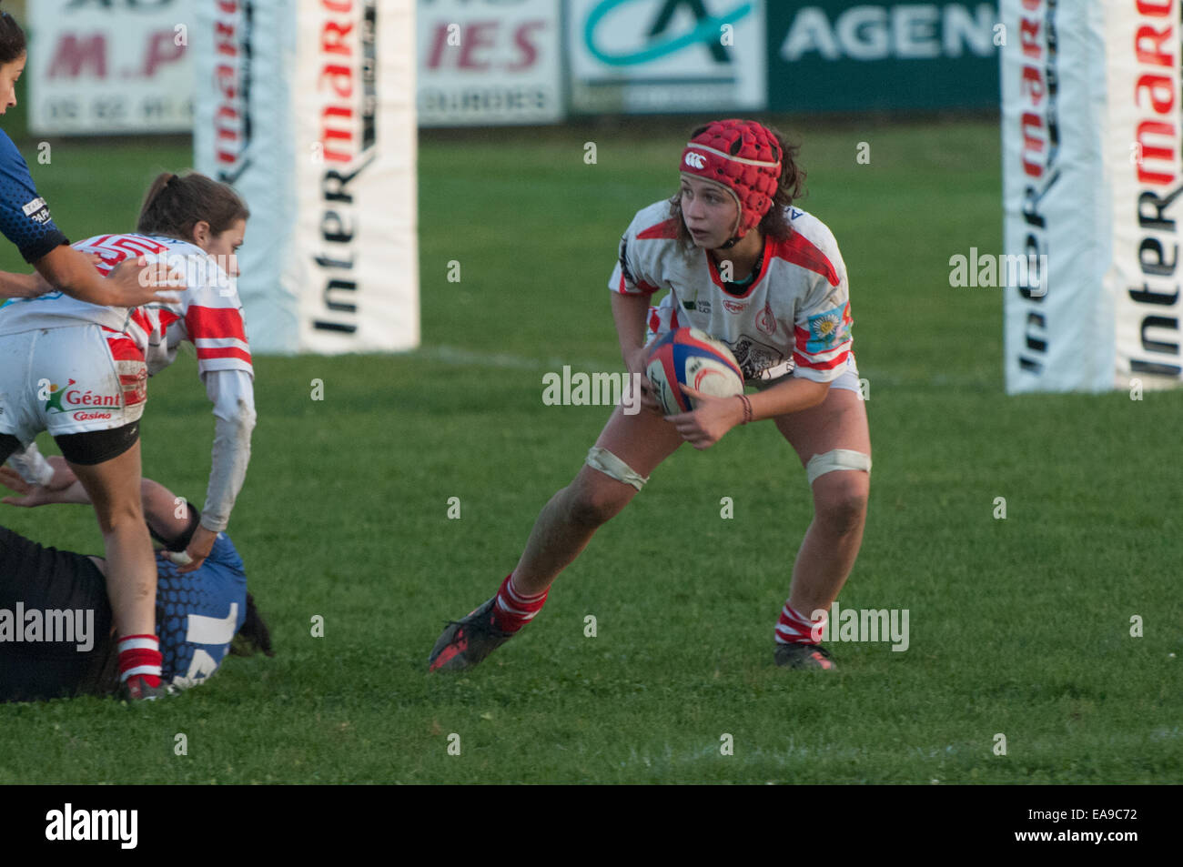 rugby in bearn Stock Photo - Alamy
