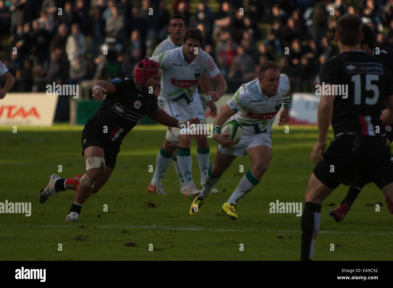 rugby in bearn Stock Photo - Alamy