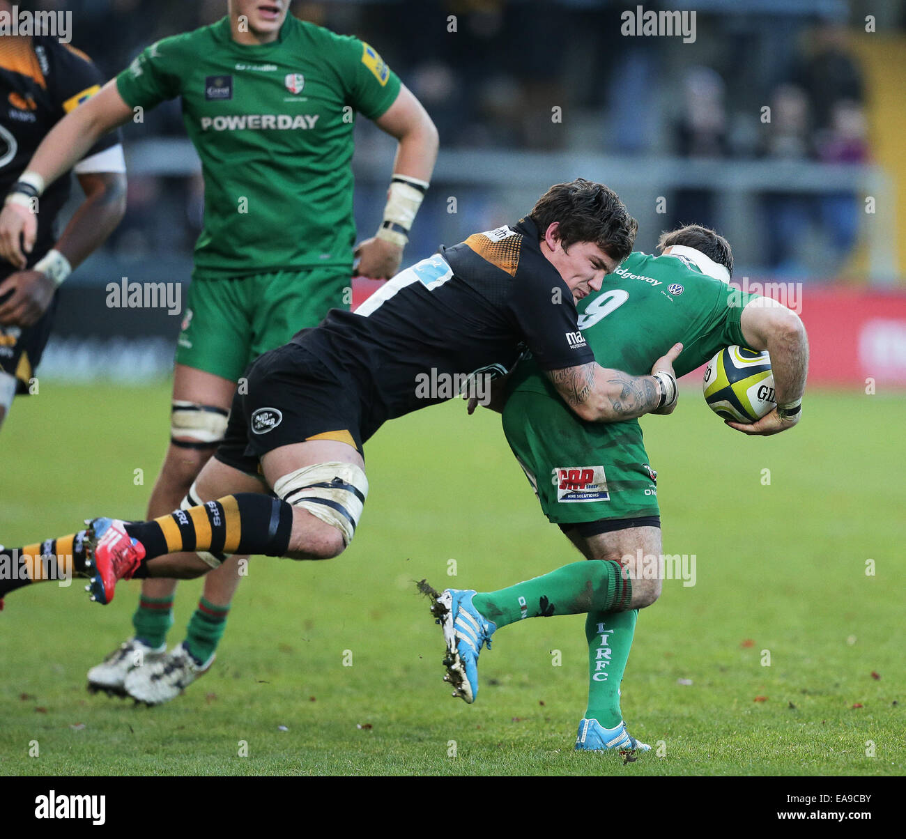 High Wycombe, UK. 09th Nov, 2014. LV Cup Rugby. Wasps versus London ...