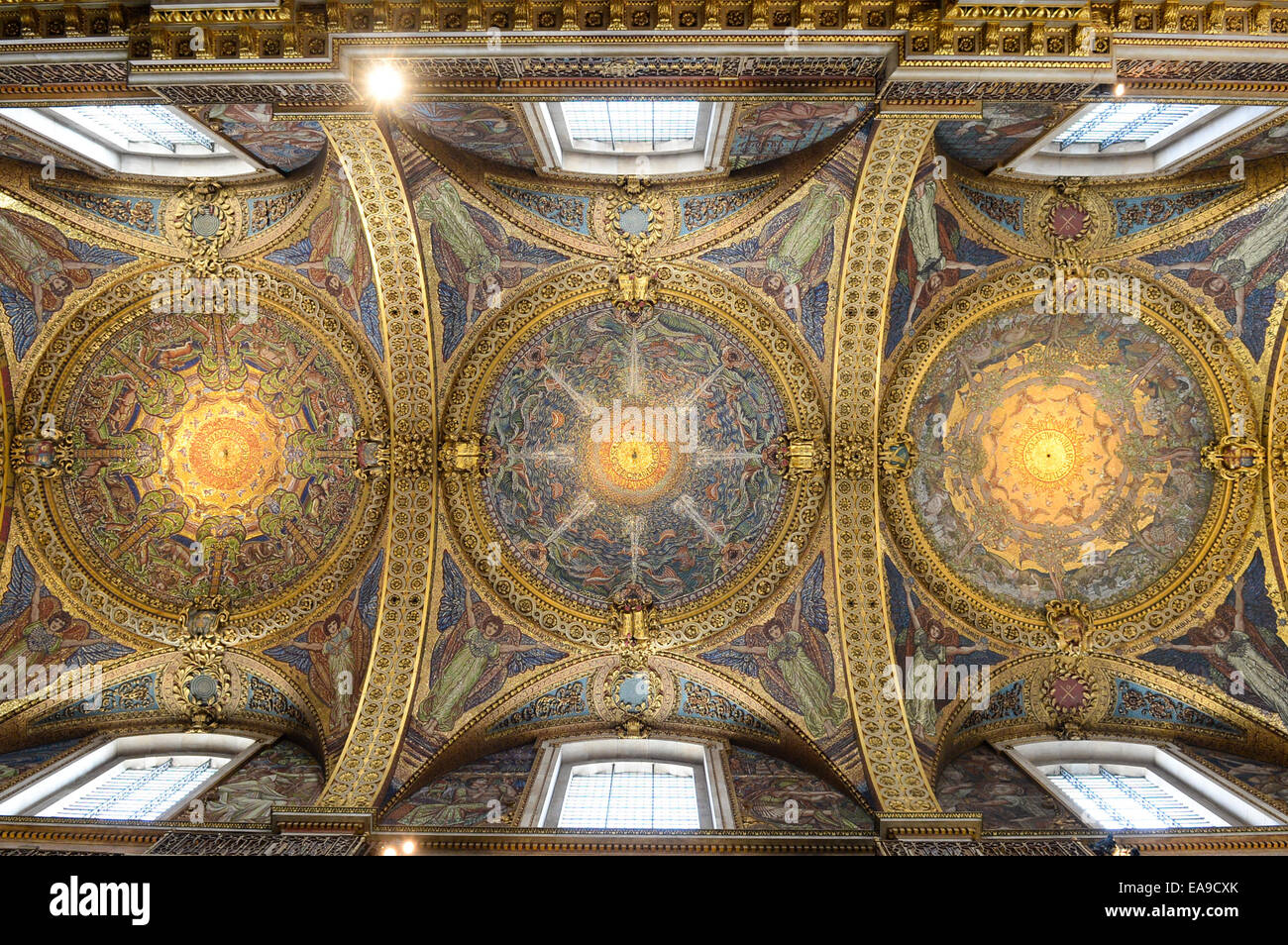 The Golden Gallery of St. Paul's Cathedral Stock Photo - Alamy