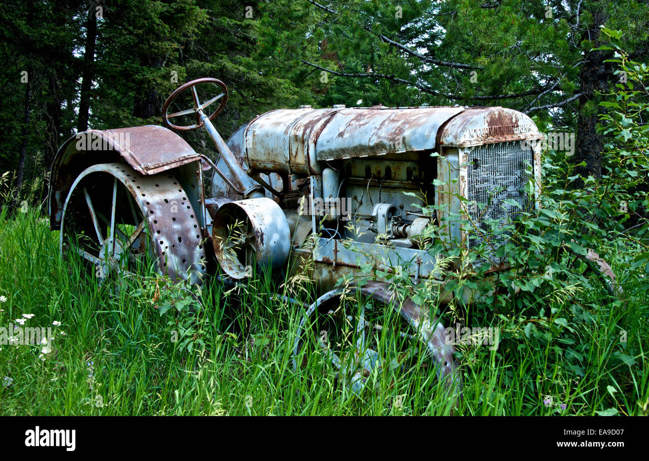 The Old Tractor Stock Photo - Alamy