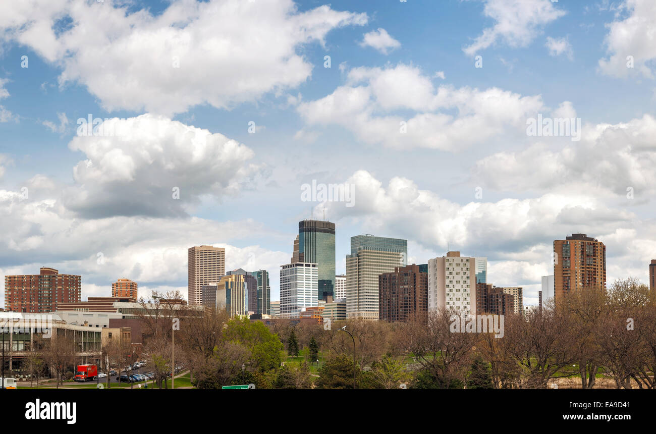 Downtown Minneapolis, Minnesota in the morning Stock Photo - Alamy