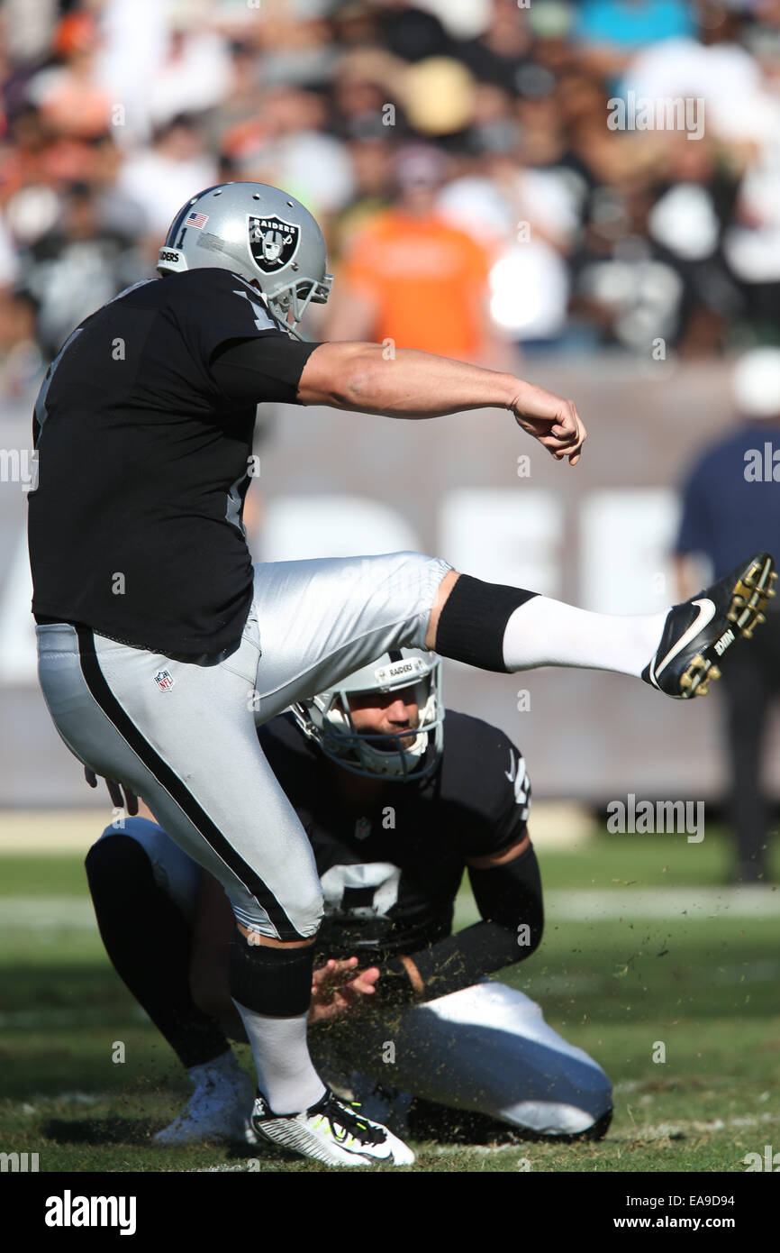 Oakland raiders kicker sebastian janikowski hi-res stock photography ...