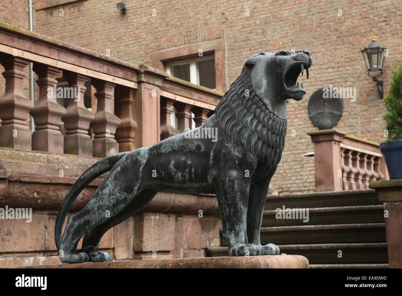 The Lion (1970). Bronze statue by German sculptor Arno Breker. Museum ...